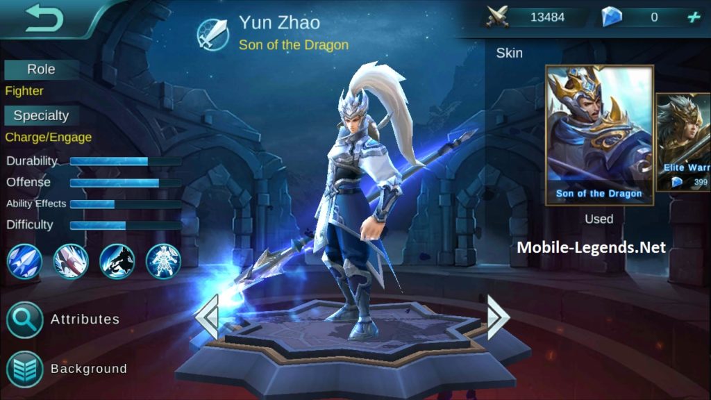Mobile-Legends-Yun-Zhao | LoL忍者