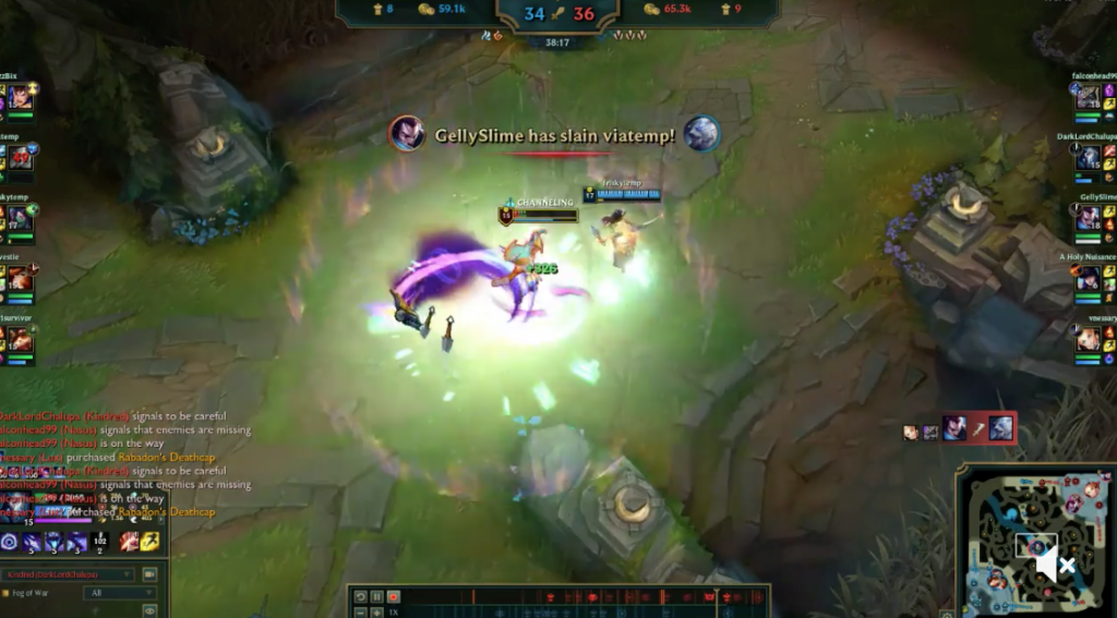 【LoL】キンドレッドがウルトとリコールを組み合わせてピンチを脱出した | LoL忍者