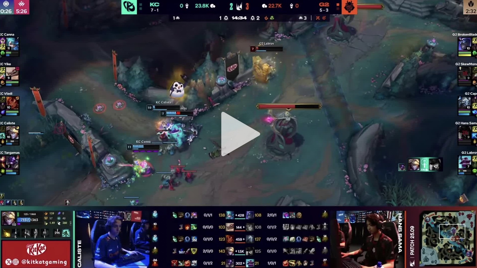 【LoL】KC Caliste(18歳)、G2戦でとんでもないエズリアルアウトプレイを決める | LoL忍者