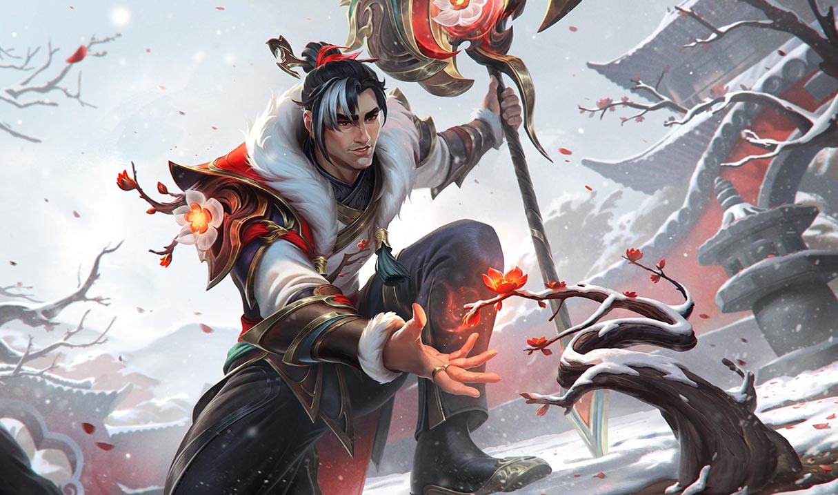 Jayce_PetalsofSpringSkin | LoL忍者