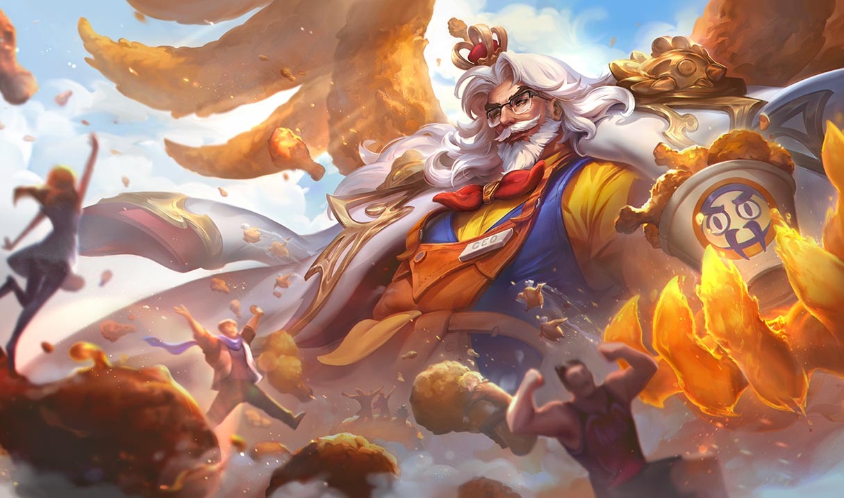 Swain_FriedChickenKingSkin | LoL忍者